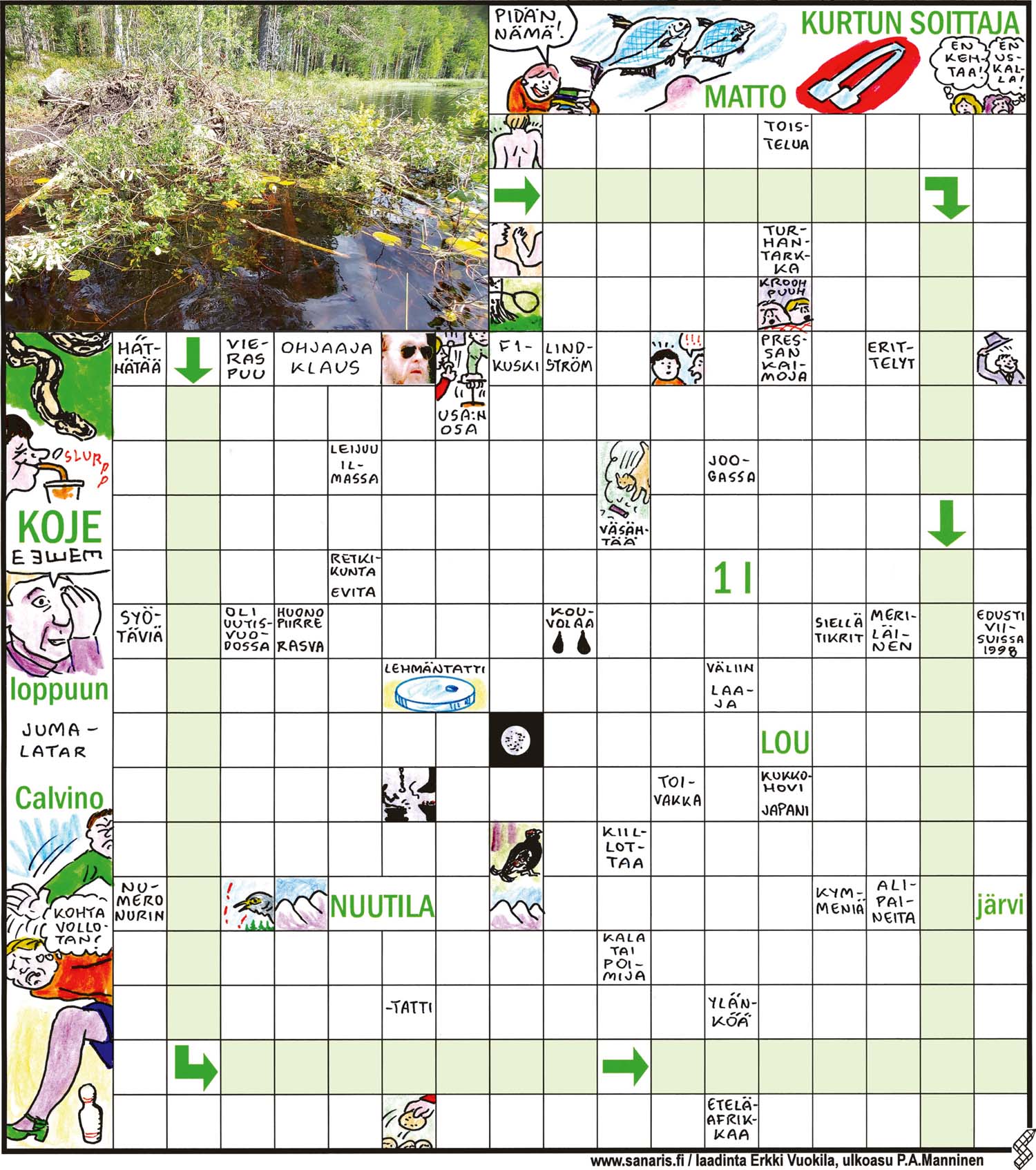 Sanaristikot.net - Ristikkoarkisto - Uusimmat