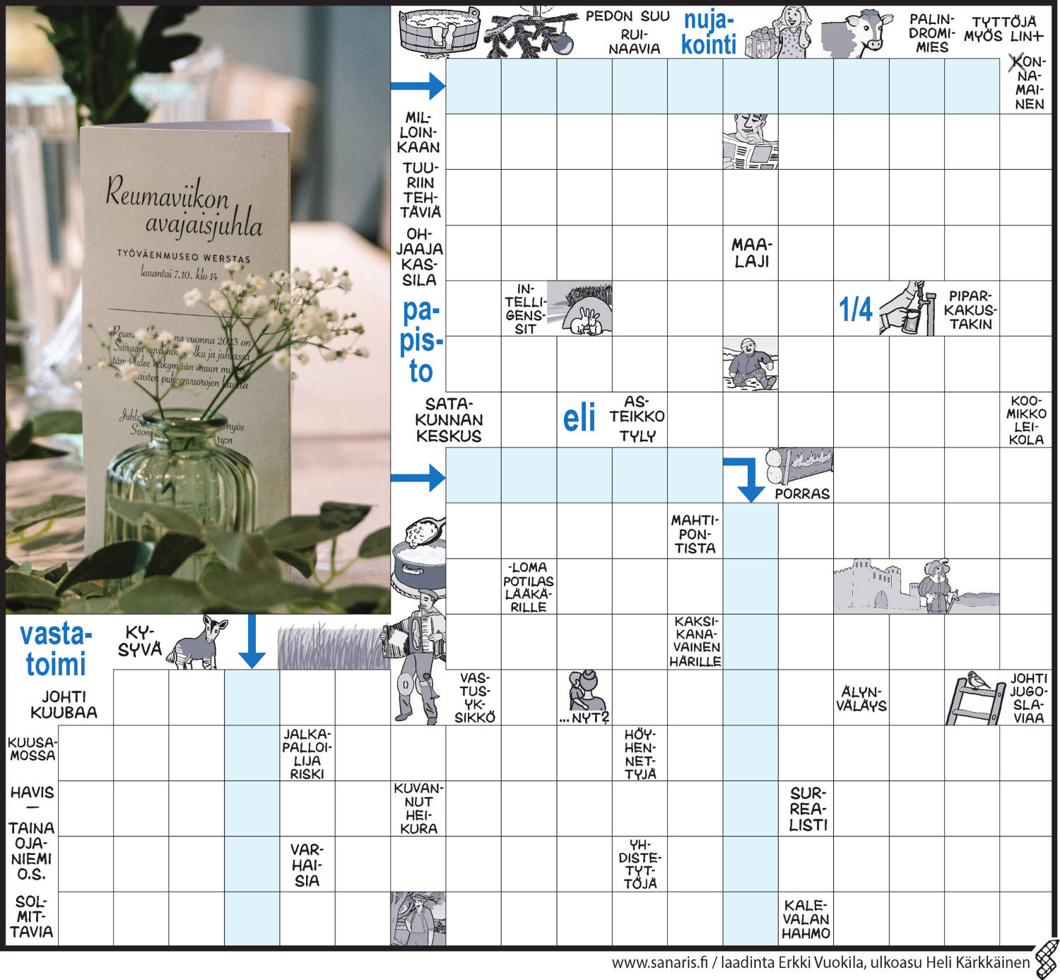 Sanaristikot.net - Ristikkoarkisto - Uusimmat